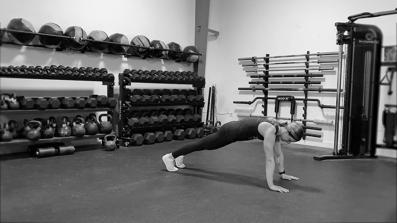 Tall Plank Knee to Elbow - YouTube