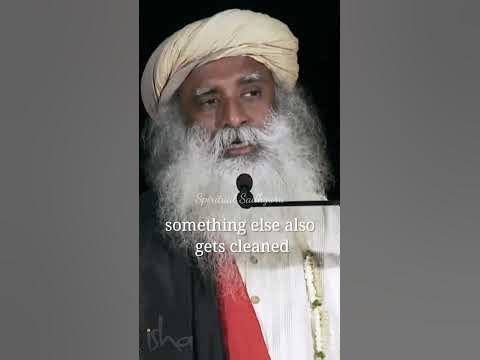 Shower is Not just about Cleaning the Body - Sadhguru #shorts #sadhguru #spiritualsadhguru - YouTube