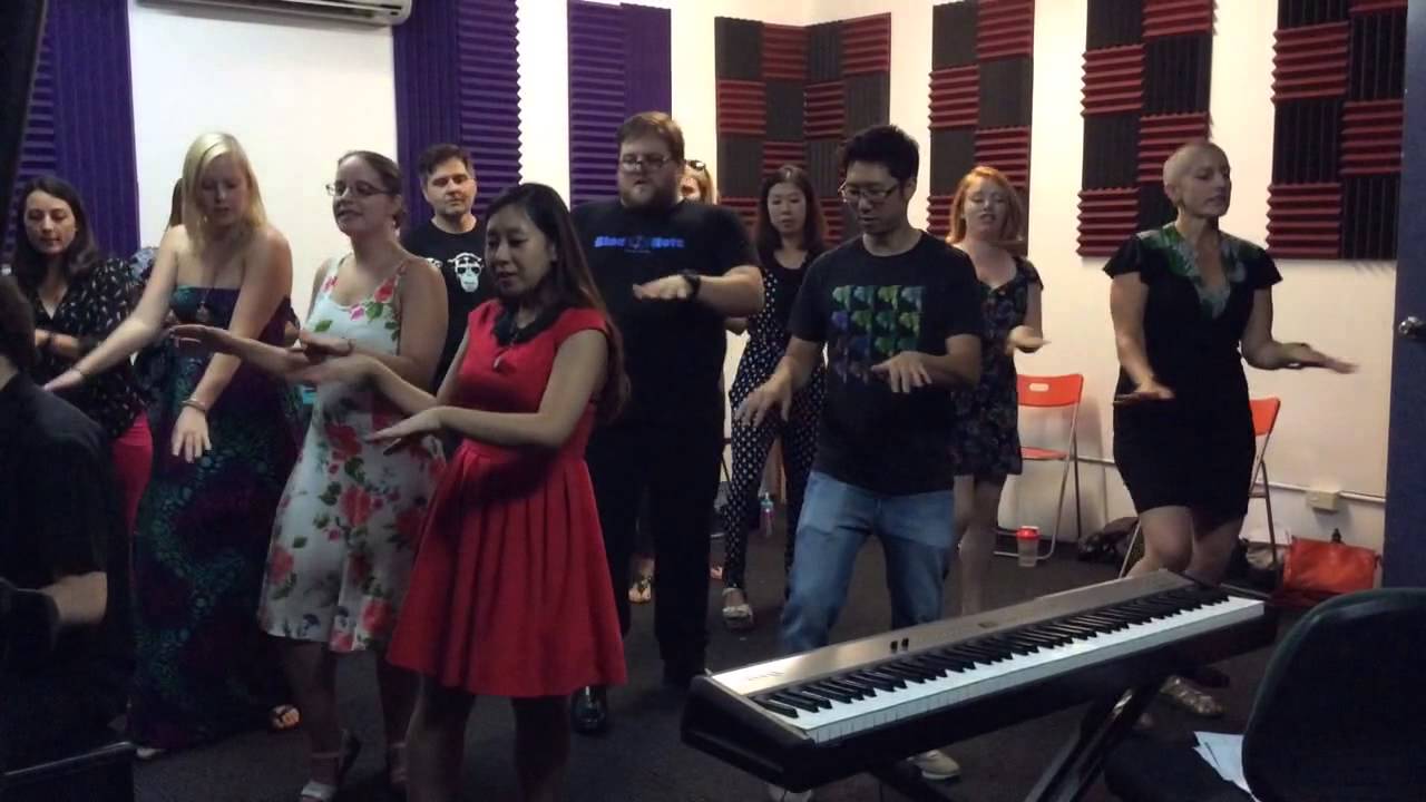 Dancing Queen Dance Moves by Sydney Adult Glee Club - YouTube