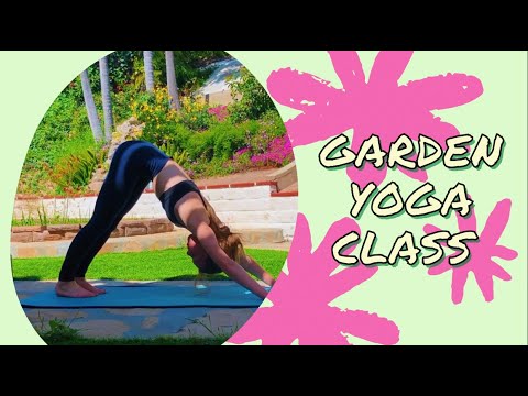 Garden Yoga Class // Madd Creative Life - YouTube