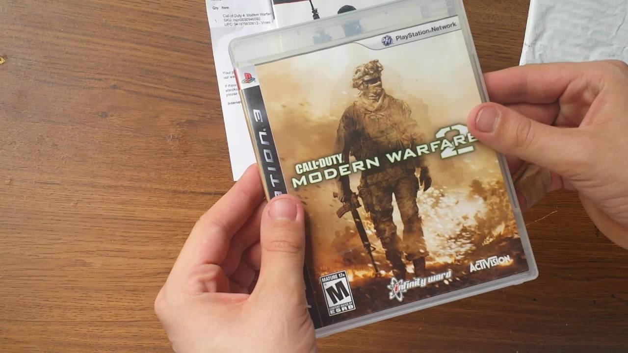Call of Duty Modern Warfare collection PlayStation 3 unboxing - YouTube