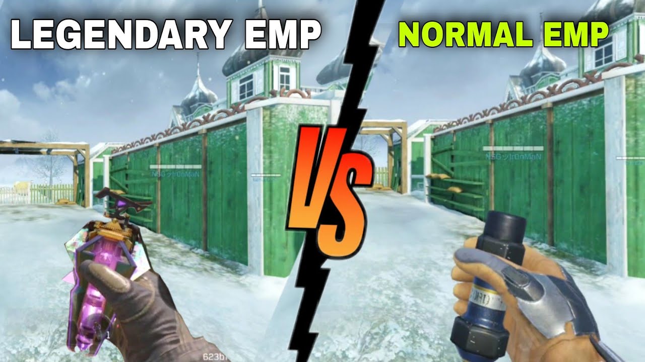 Normal EMP VS Legendary EMP Comparision 🥵 - YouTube