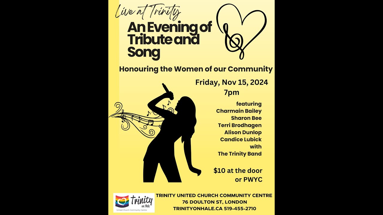 Live @ Trinity - A Night of Tribute and Song - YouTube