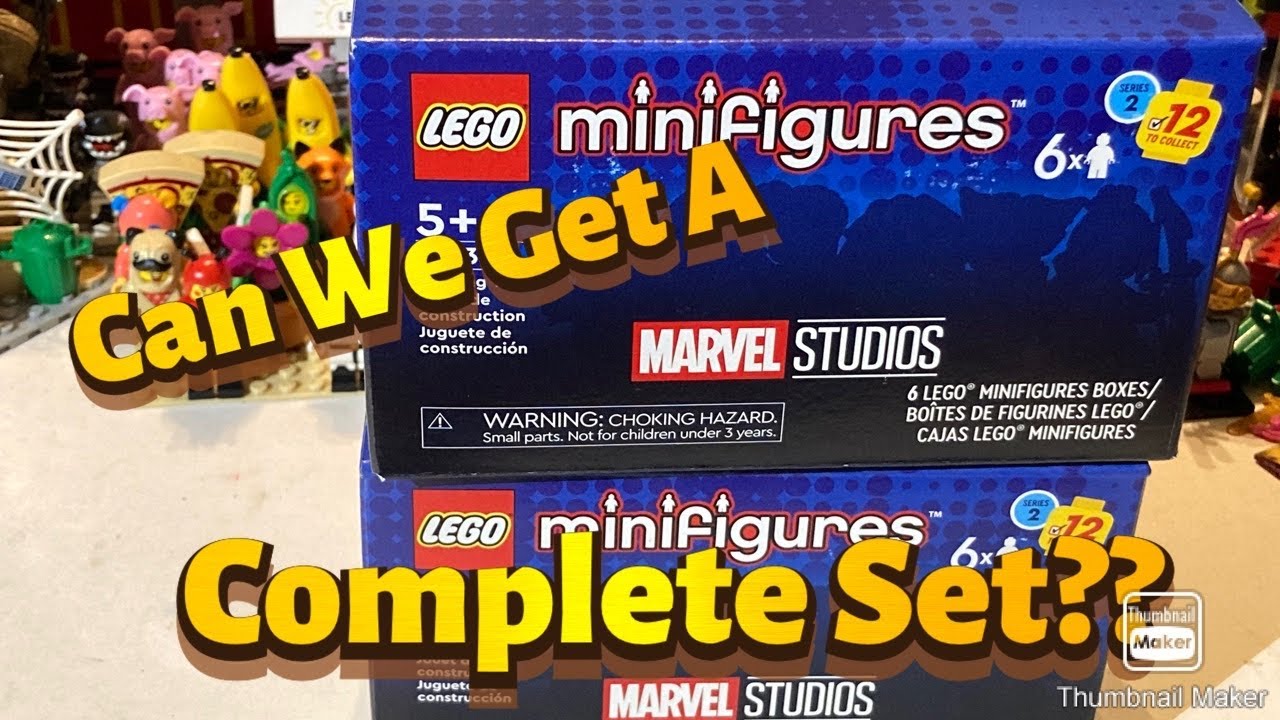 I Bought 2 LEGO CMF Boxes Can We Get A Complete Set - YouTube