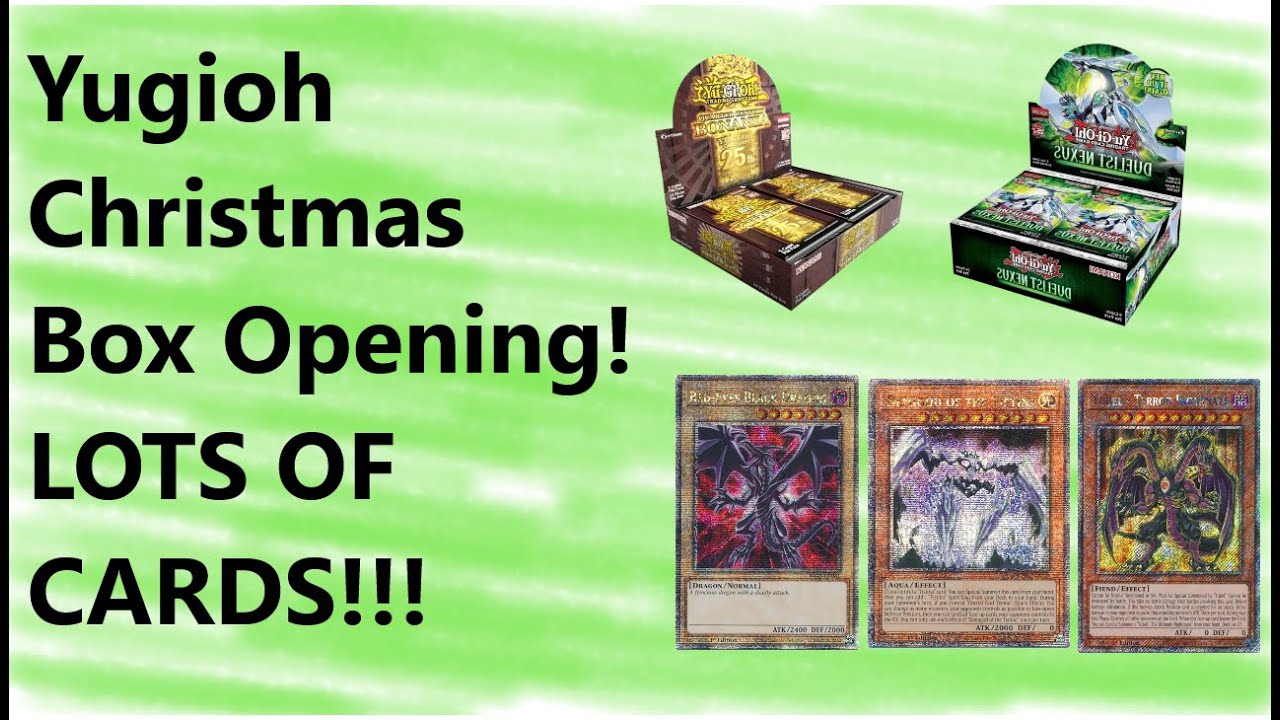 XJ9's Yugioh Card Unboxing - Christmas GIFTS from my GIRLFRIEND ...