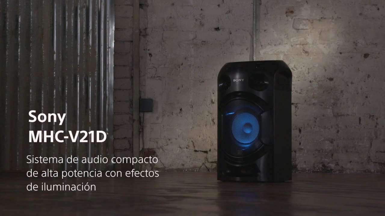 Minicomponente Sony MHC-V21DM - YouTube