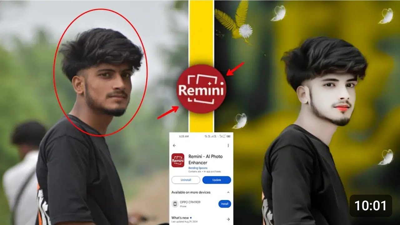 (Remini) Remini App Photo Edit कैसे करे || Remini Se Photo Editing ...