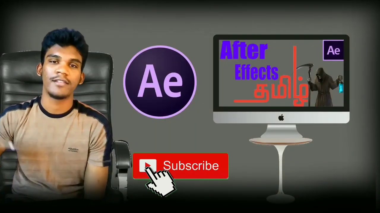 create youtube thumbnail in After Effects CC 2020 Beginners Part 1 ...