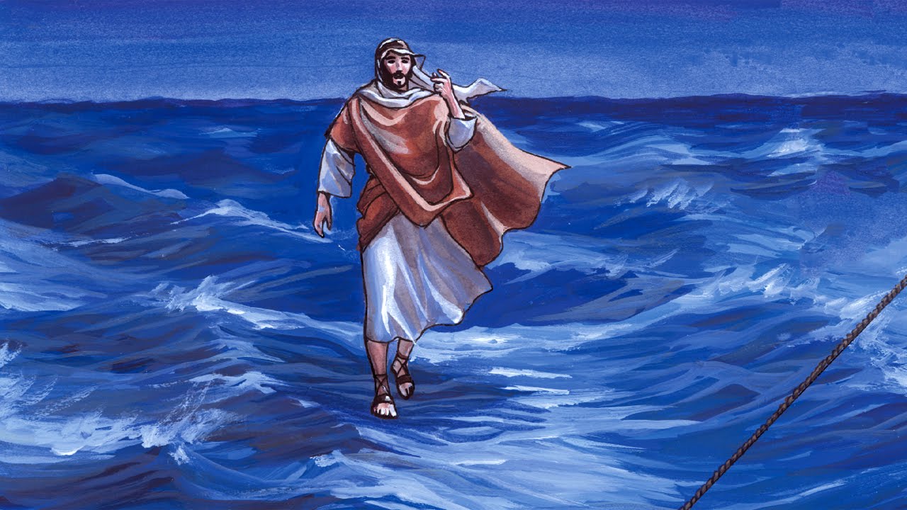 054 - Jesús camina sobre el agua (Spanish) - YouTube