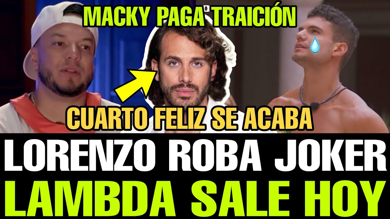 😱 LORENZO ROBA JOKER A DOUGLAS ¿LAMBDA SALE HOY? MACKY PAGA POR GEMELO CASTILLO! LOS 50 - YouTube