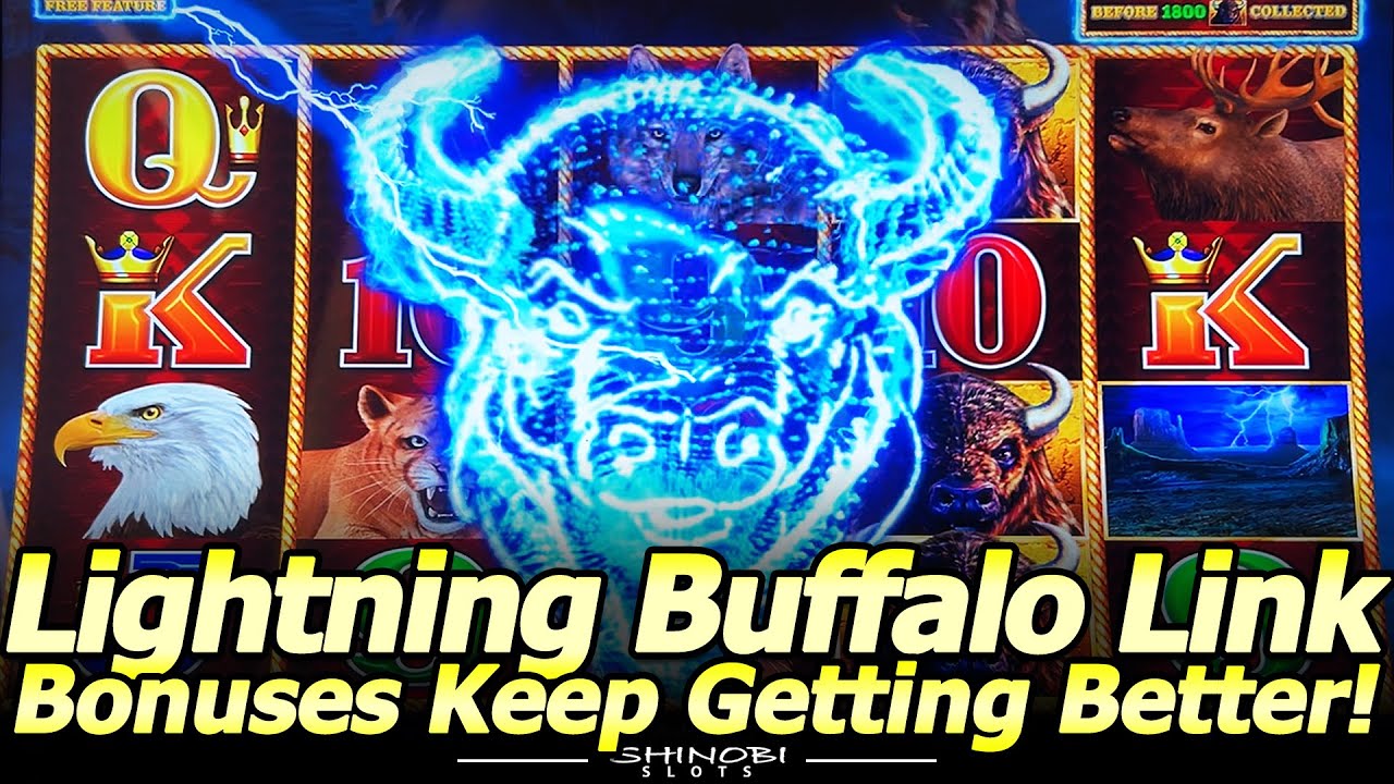 Bonuses Keep Getting Better! Lightning Buffalo Link Free Games and Hold ...