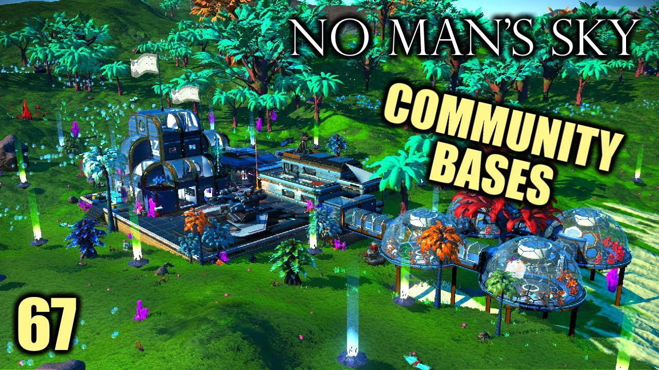 No Man's Sky 2023 Gameplay #67 - Community Base Tours and Battle! | Singularity Update - YouTube