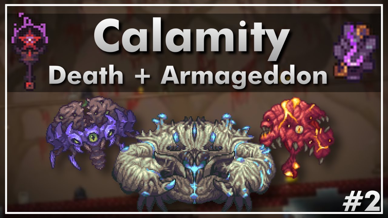 Corrupted brain || Terraria Calamity Armageddon Death Mode (2) - YouTube