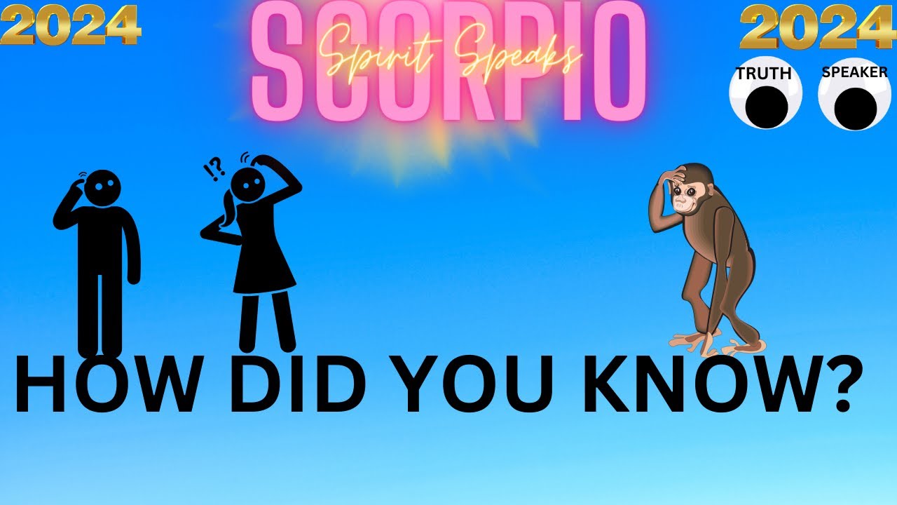 SCORPIO ♏ MONKEY 🐒SEE 👀 MONKEY 🙈DO💯‼️ A MUST SEE 👀#scorpiotarot # ...