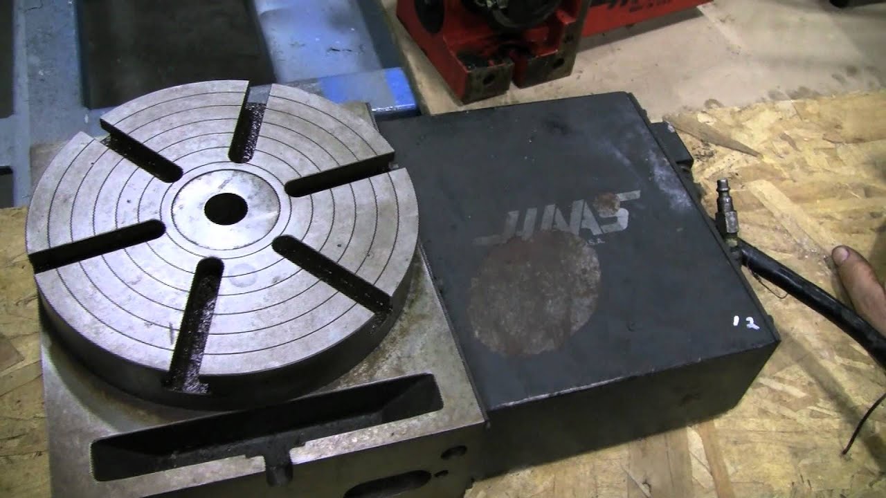 Haas HRT9 Rotary Table - YouTube