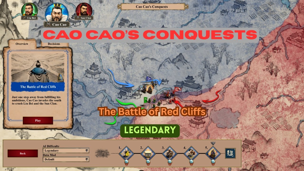 5. The Battle of Red Cliffs | Cao Cao's Conquest | China DLC | Age of ...