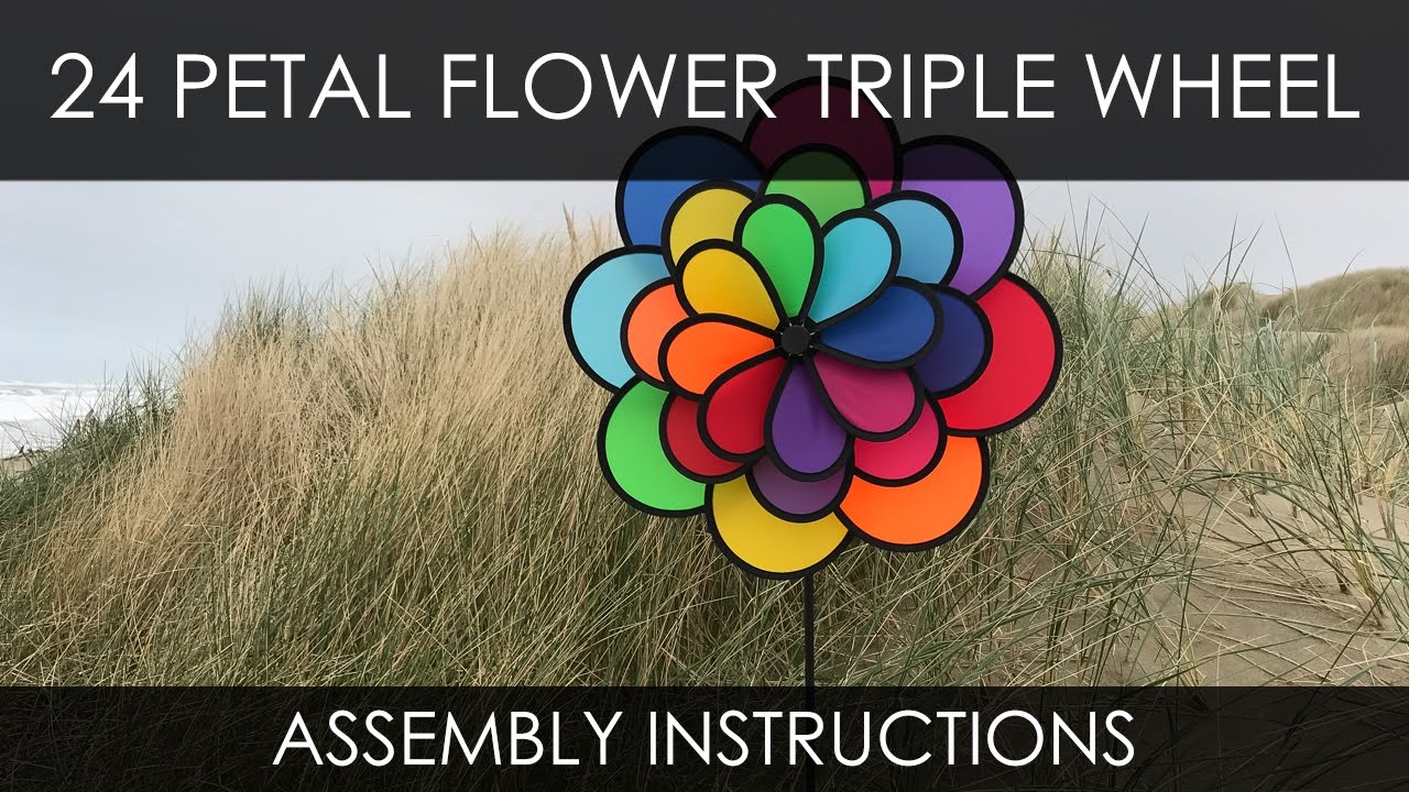 Assembly video for the 24 Petal Flower Triple Wheel - In the Breeze ...
