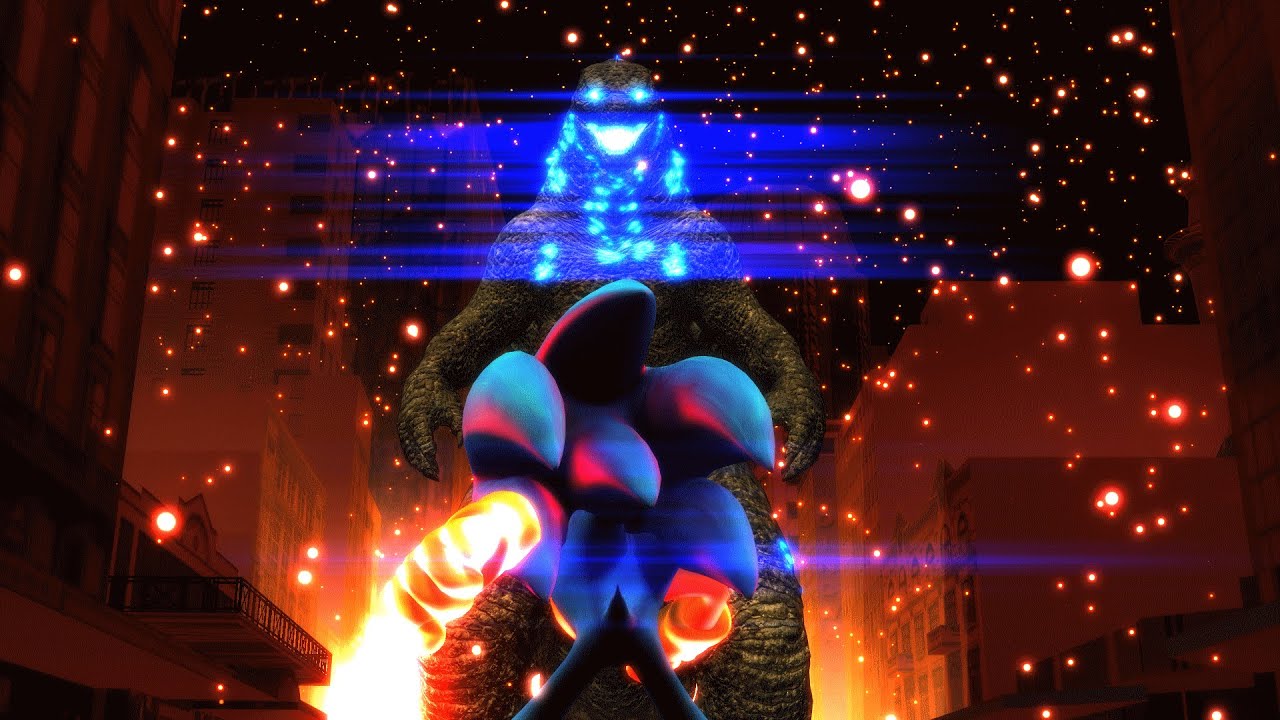 GODZILLA V.S. SONIC [ Animation ] - YouTube