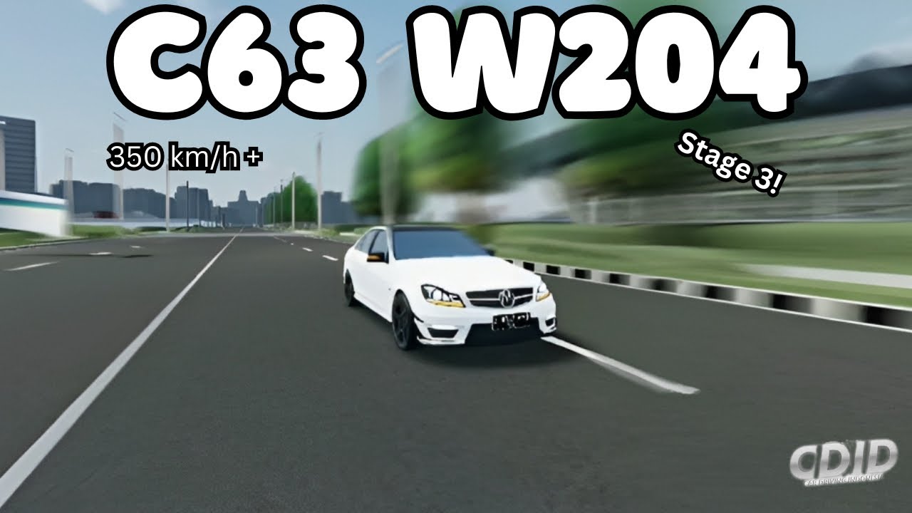Mercedes C63 AMG (W204) Review (Car Driving Indonesia Roblox) - YouTube