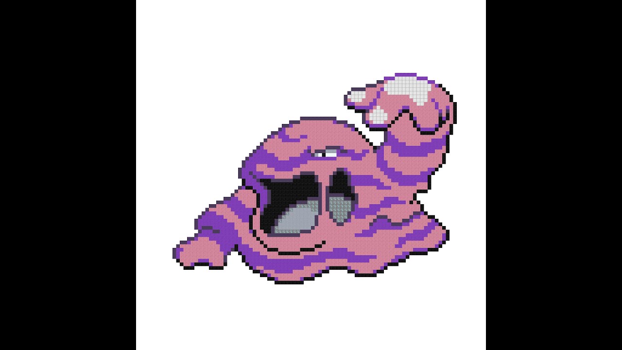 (Minecraft Pixel Art) Pokedex Project 33- Grimer & Muk - YouTube