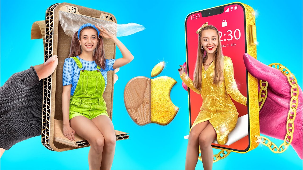 Rich iPhone Girl vs Poor iPhone Girl - YouTube