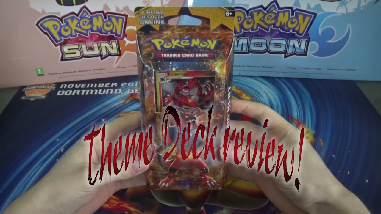 [ENGLISH] Incineroar Theme Deck - Getting Started With The Pokémon TCG ...
