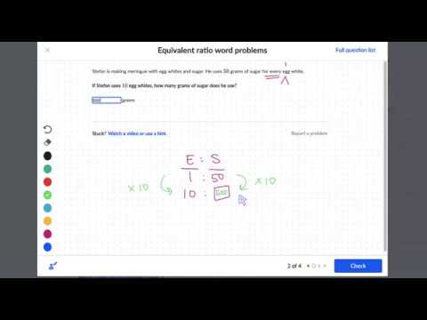 6th Grade Math: Equivalent Ratio Word Problems - YouTube