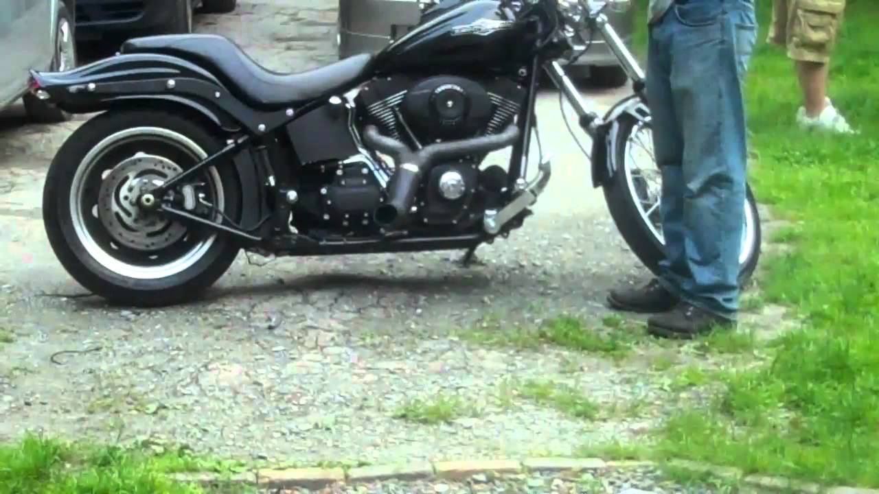 Exotic Choppers Cyclops on 2008 Nightrain - YouTube