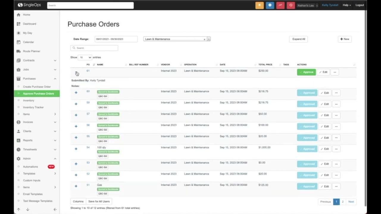 Managing POs and Inventory - YouTube