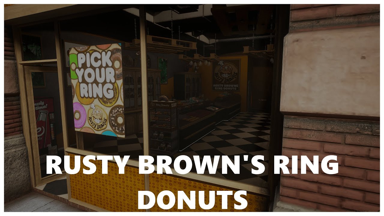 Rusty Brown's Ring Donuts | FiveM MLO Interior - YouTube
