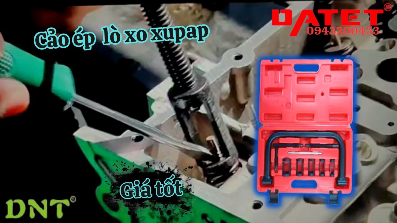 Bộ cảo vam tháo lắp lò xo xupap DNT DN-A1002 - YouTube