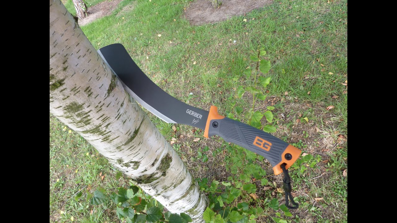 Gerber Bear Grylls Parang review - YouTube