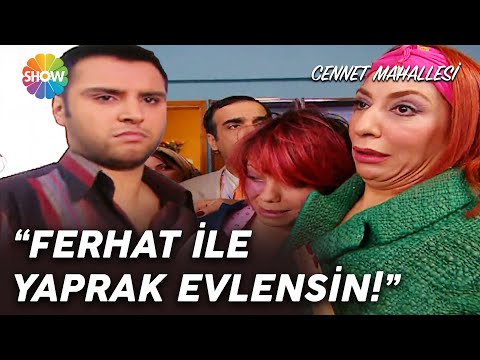 Pembe, Yaprak'la Ferhat'ı evlendirmeye çalışıyor! | Cennet Mahallesi 33. Bölüm