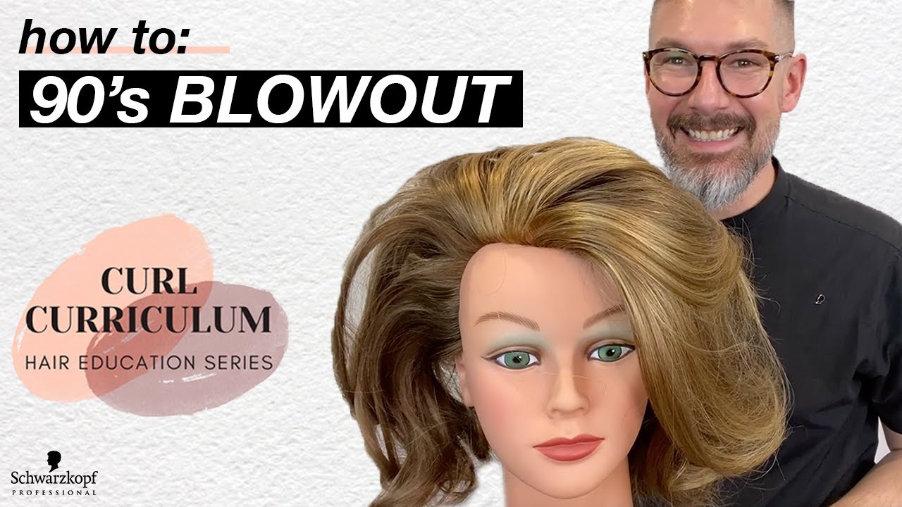 90's Blowout Tutorial ☺ So much VOLUME! | Schwarzkopf Professional ...