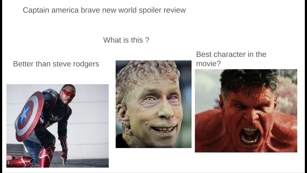 captain America: brave new world: spoiler review - YouTube