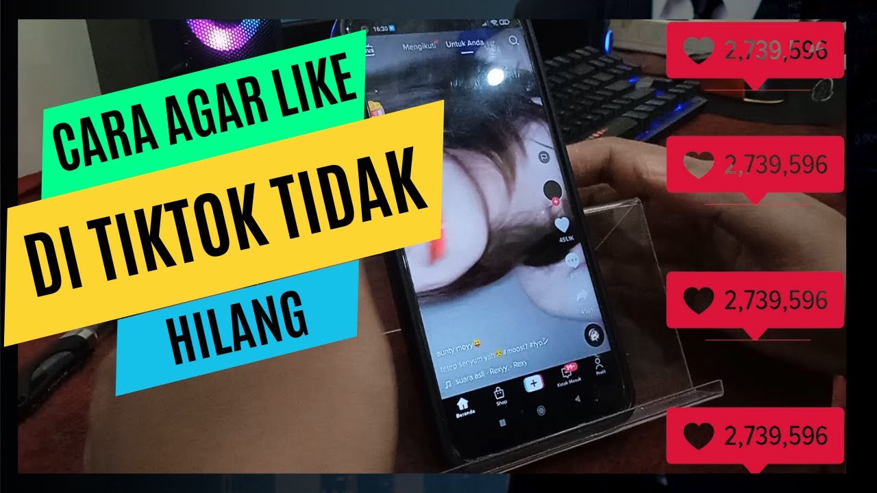 TUTORIAL PEMULA CARA AGAR LIKE DI TIKTOK TIDAK HILANG - YouTube