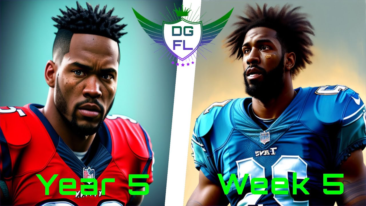 DGFL 23 - Season 5 - Week 5 - Houston Texans (4-0) vs Tennessee Titans ...