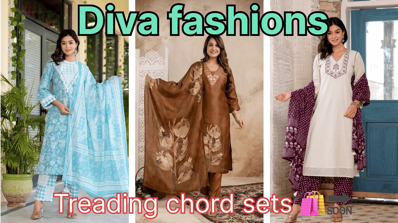 Diva Fashions: Most trending Chord set , 2 piece sets and summer wear ...