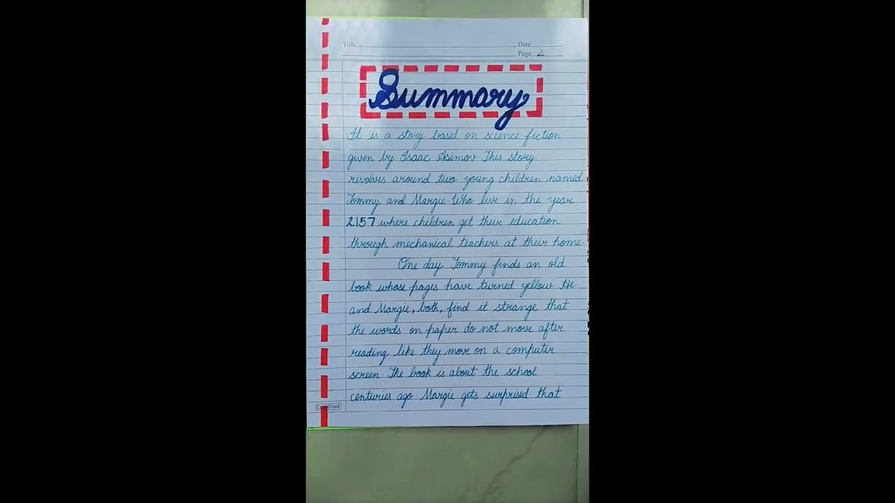 English Project file on The fun they had for class 9th. - YouTube