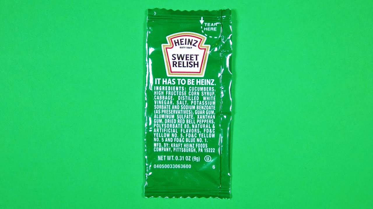 HEINZ Single Serve Sweet Relish, Packets (Pack Of 500) –, 60% OFF