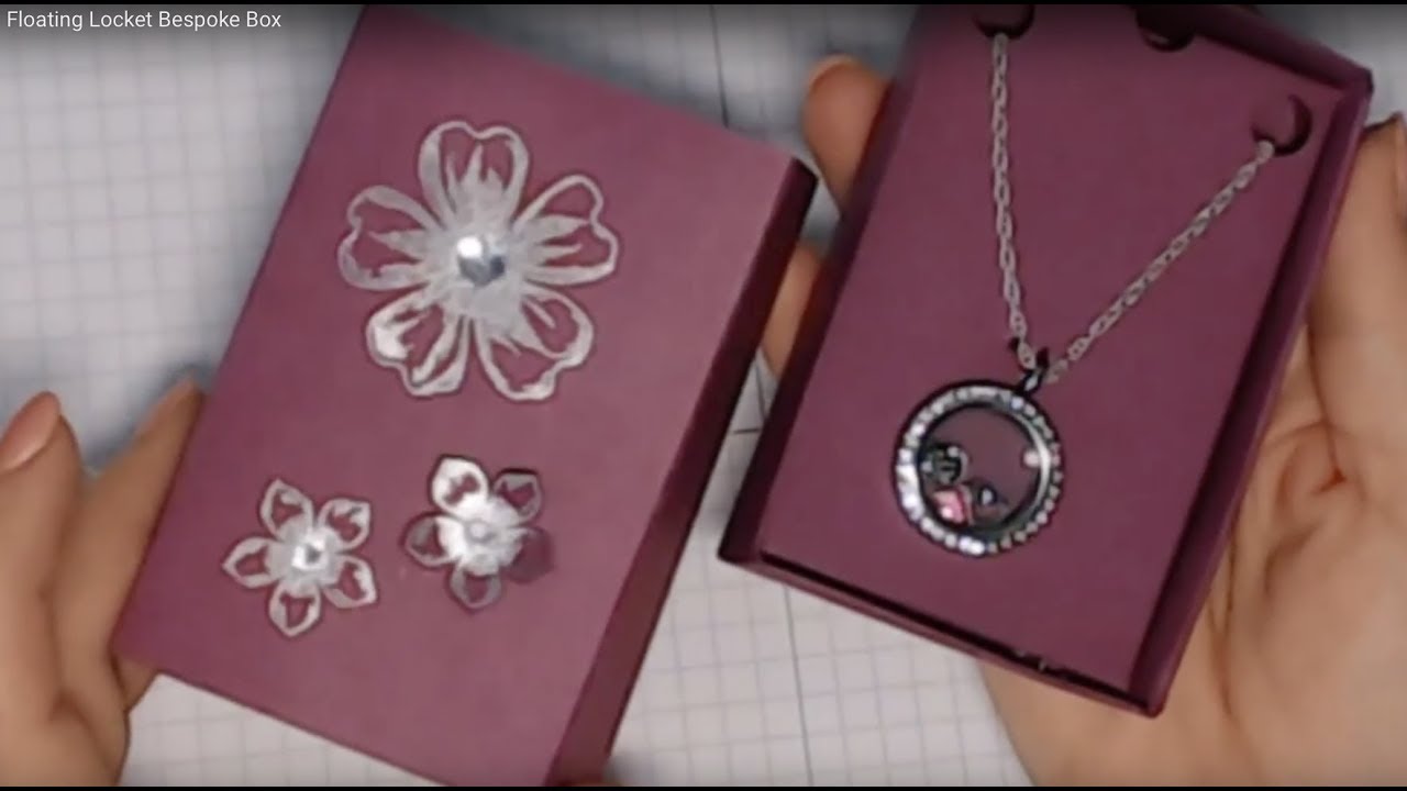 🌟Floating Locket JEWELLERY BOX🌟with Silver Embossing. SHOP my FAVE art ...