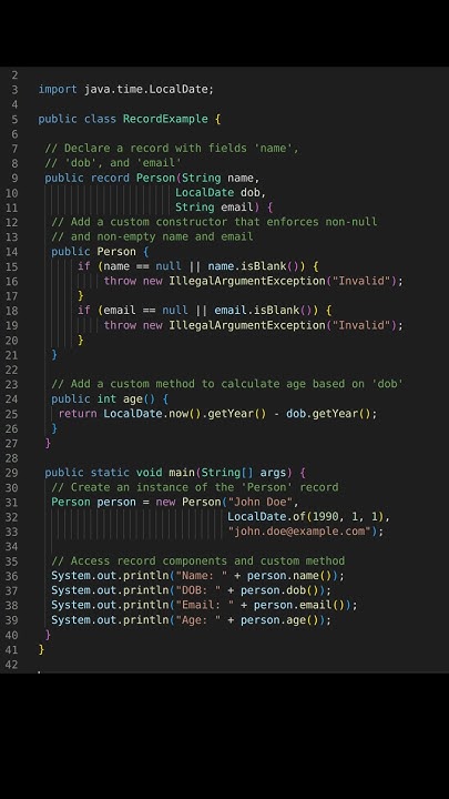 Java Records: A Cleaner Approach to POJOs - YouTube
