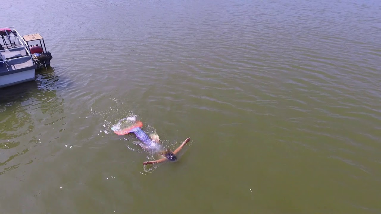 Pleasant Hill Mermaid caught on Drone Video - YouTube