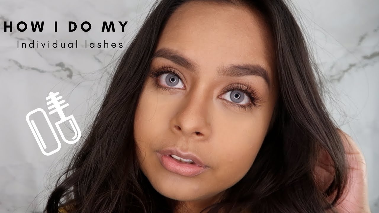 How to: INDIVIDUAL LASHES - YouTube