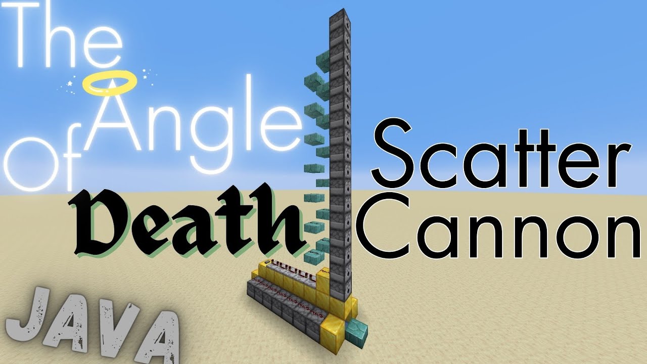TNT SCATTER Cannon "The Angle of Death" - Minecraft Java Ed. - YouTube
