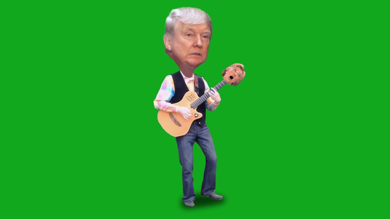 Donald Trump - Guitar Player - Green Screen HD [FREE SOURCE YTP] - YouTube