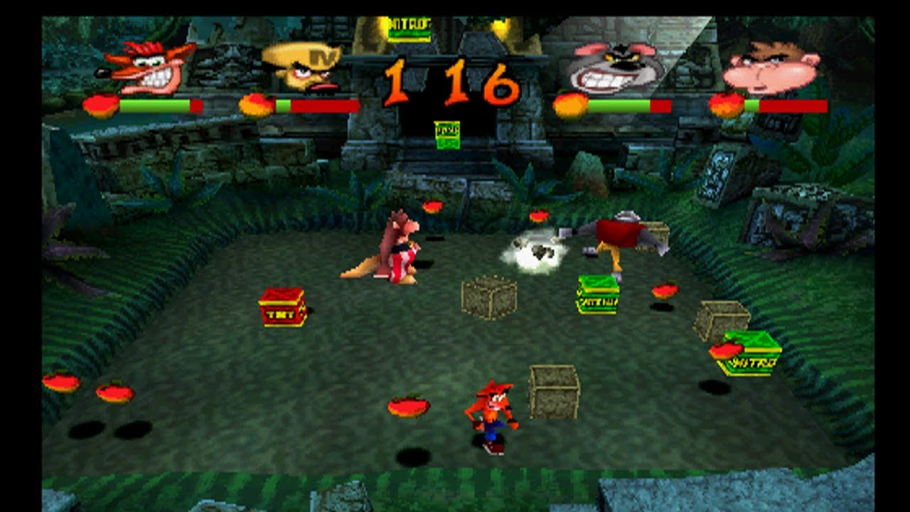 Crash Bash: Adventure Part 15: Jungle Bash (Gem & Crystal) - YouTube