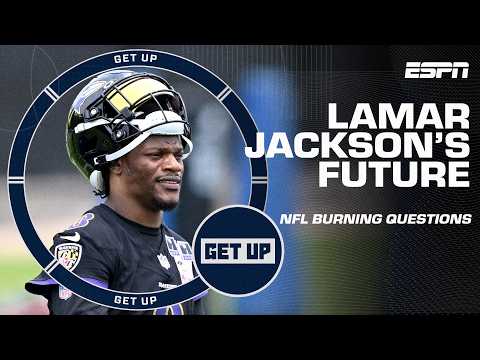 Lamar Jackson's future with the Ravens, potential Aaron Donald return & Vikings' QB1 battle | Get Up