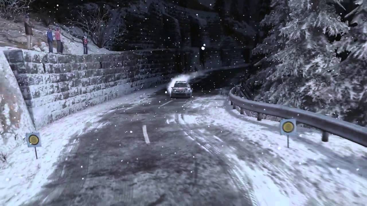 WRC4 night rally Monaco - YouTube