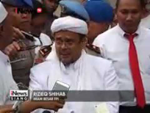 Virall !!! pernyataan sikap habib rizik tentang isu soal firza husen itu hanya fitnah murahan